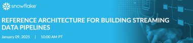 Reference Architecture for Building Streaming Data Pipelines ...