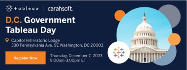 Washington D.C. Government Tableau Day - GovEvents.com